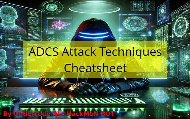 ADCS Attack Techniques Cheatsheet - Undercode Testing