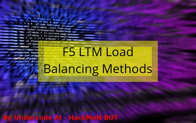 F5 LTM Load Balancing Methods - Undercode Testing