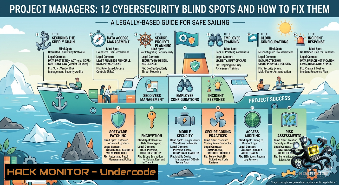 Project Managers Beware: 12 Cybersecurity Blind Spots That Will Sink ...