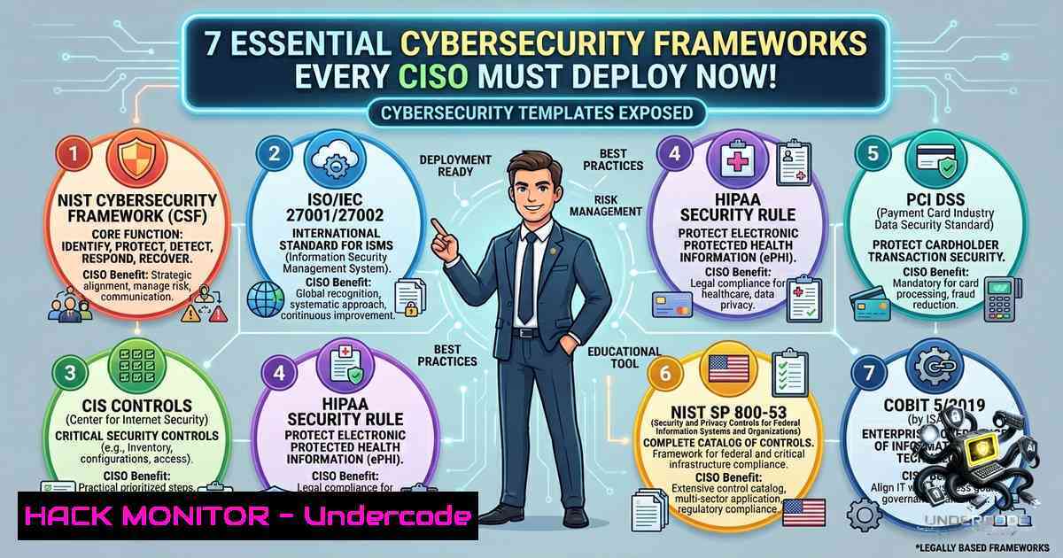 Cybersecurity Templates Exposed: The 7 Essential Frameworks Every CISO ...